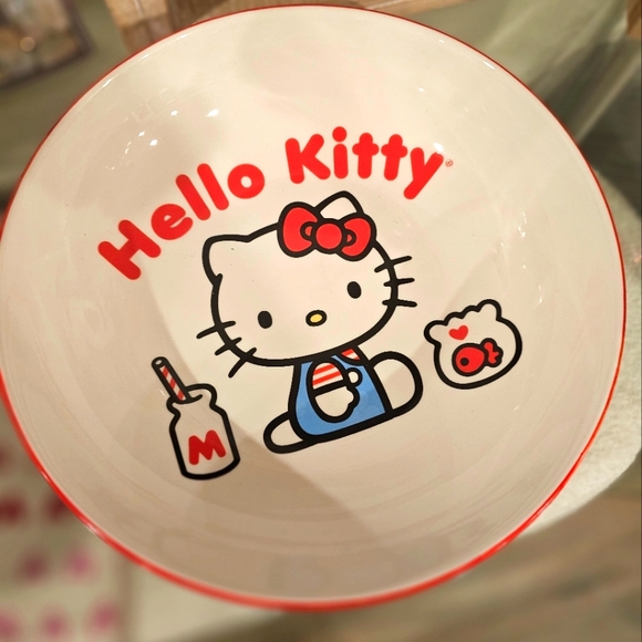 Hello Kitty | Dining | Hello Kitty Ceramic 9 Dinner Pasta Bowl | Poshmark